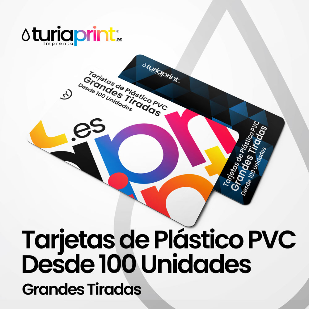 Tarjetas de Plástico PVC Personalizadas - Grandes Tiradas - TURIAPRINT ...